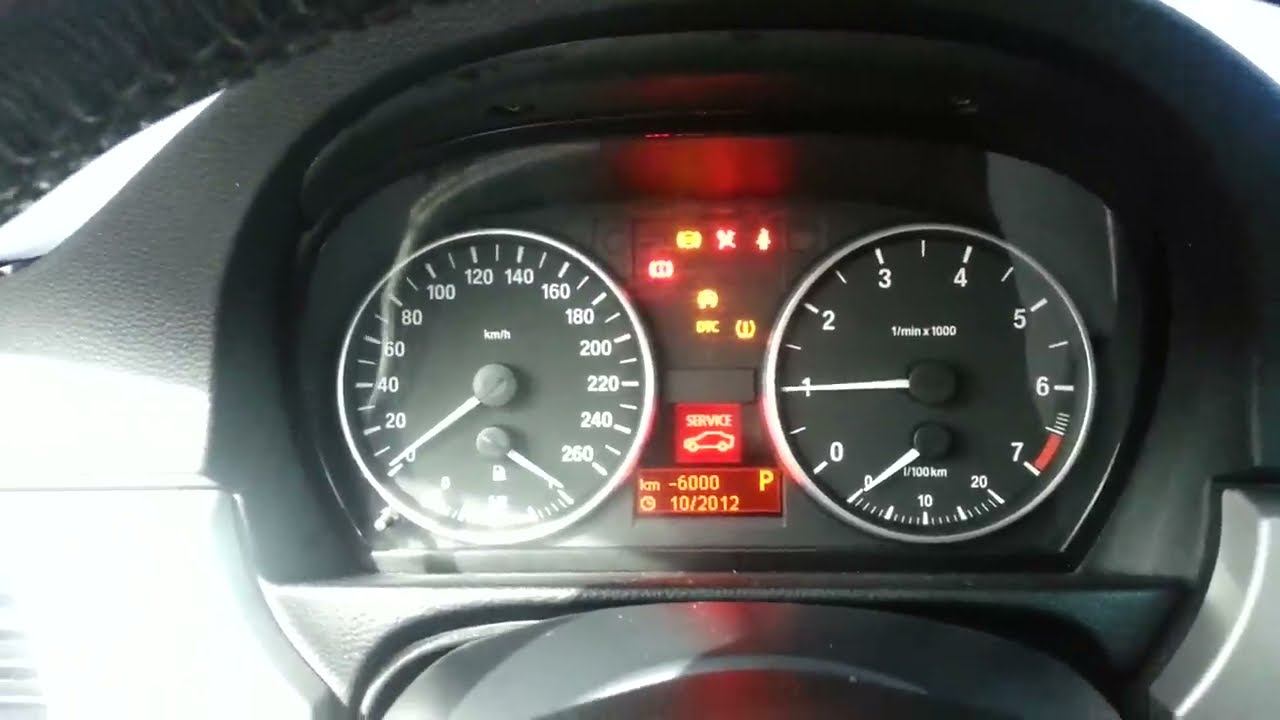 BMW E90 320i CLUSTER FAILURE, FUEL AND RPM GAUGE MARK 0 - YouTube