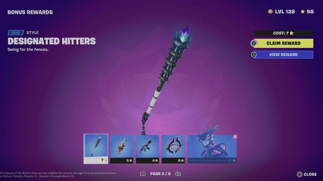 How to Unlock Designated Hitters in Fortnite | Battle Pass Bonus ...