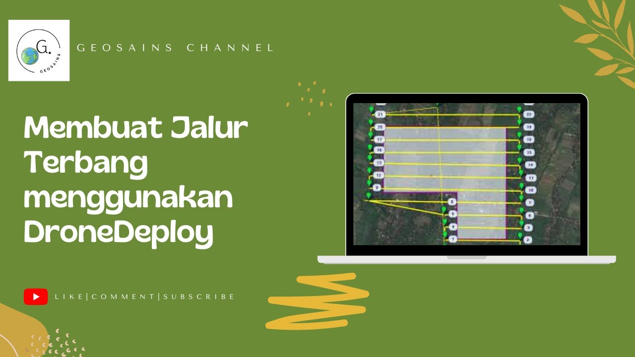 Persiapan Pemetaan Udara dengan Membuat Jalur Terbang Menggunakan DroneDeploy - YouTube