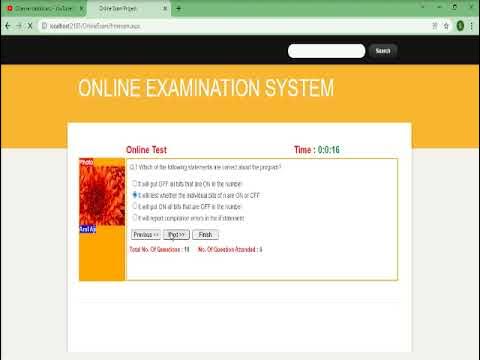 Online Examination System Project - YouTube