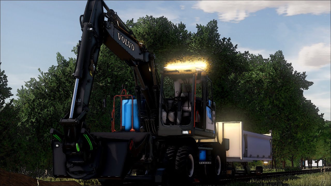 Farming Simulator 22 BG Construction - Rail Work Timelapse 1 - YouTube