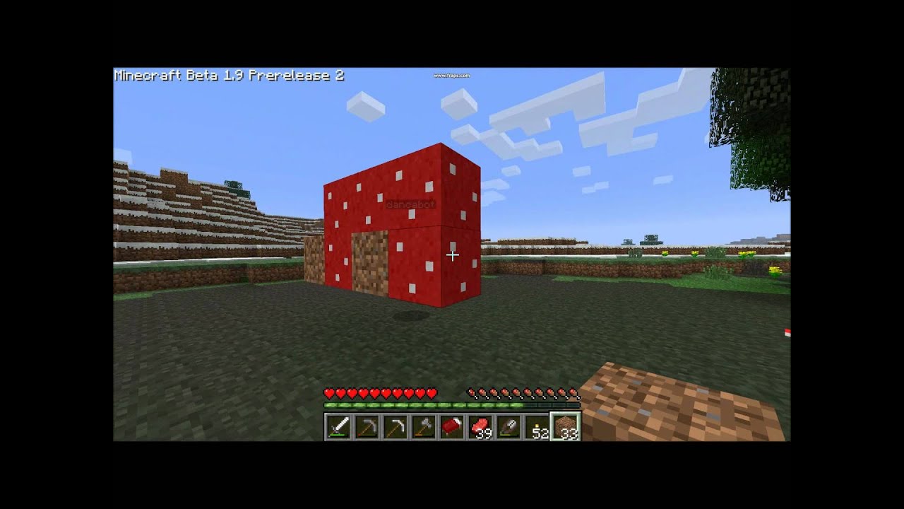 Minecraft Giant Mushroom Bug - YouTube