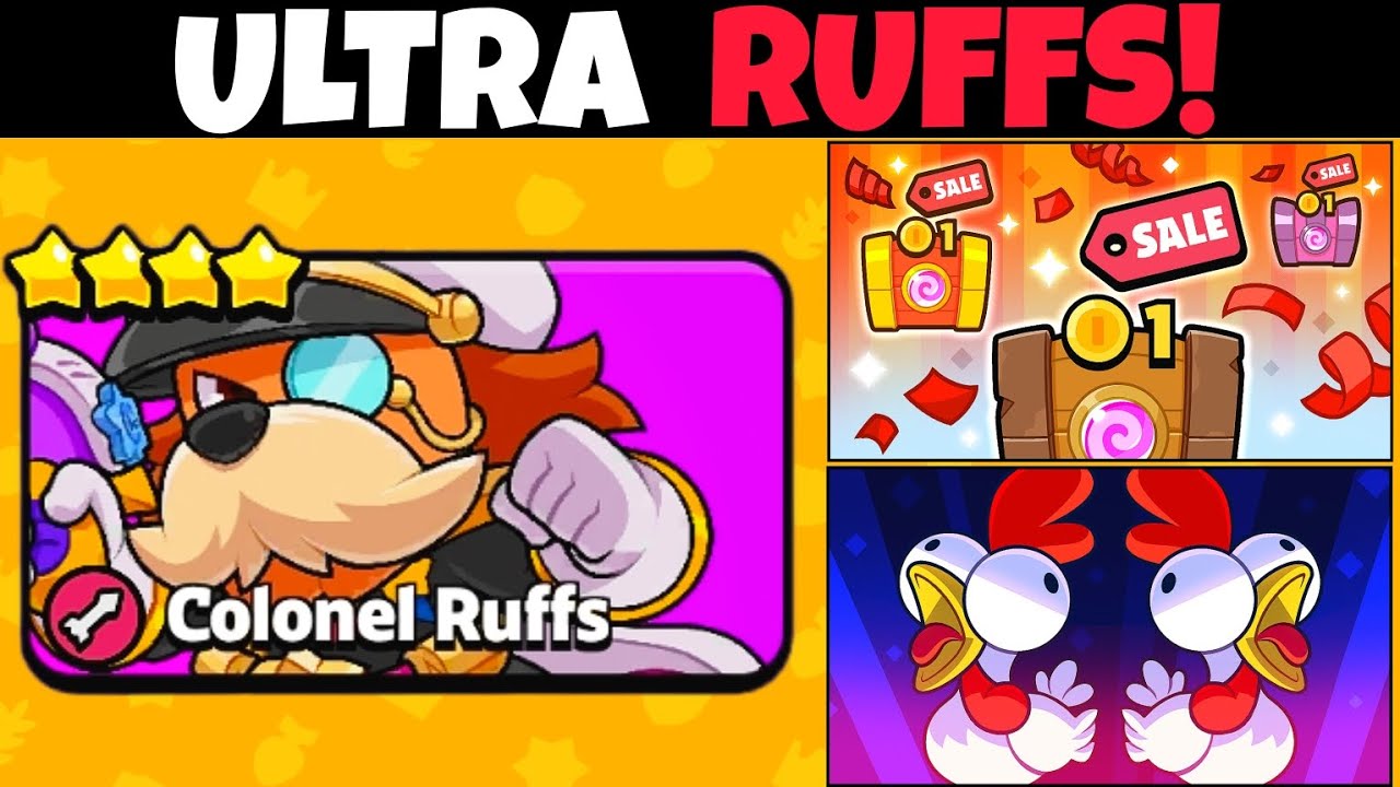 Ultra Ruffs is the best unit in 1 coin chest & double trouble # ...