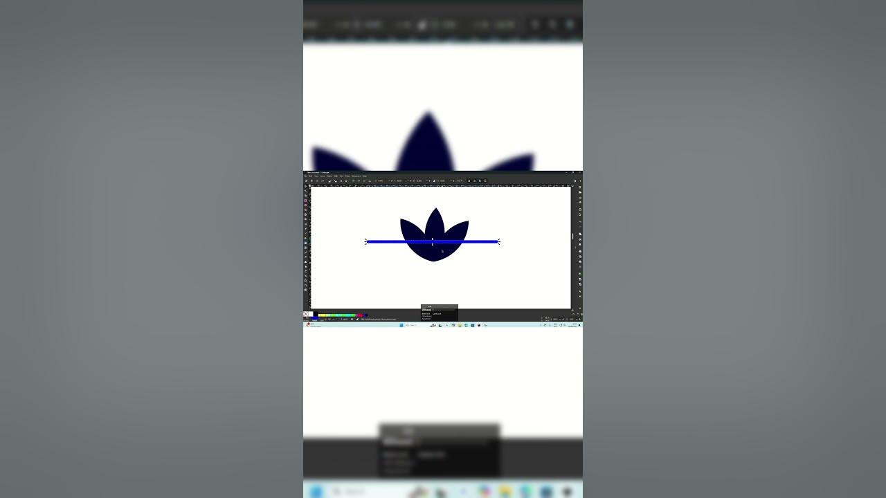 How to make adidas logo in inkscape| adidas logo #adidas in inkscape |logo#@MasteryOnSkill - YouTube