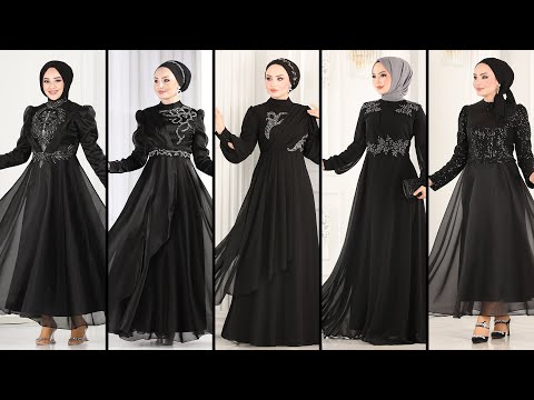 ModaSelvim Siyah Abiye Modelleri | Chic Noir: Top Picks from the Newest Black Dress Collections!