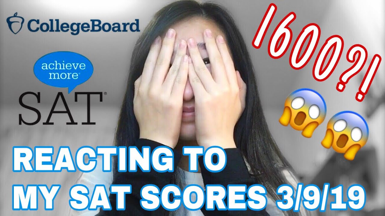 SAT SCORE REACTION + School VLOG! March 2019 - YouTube