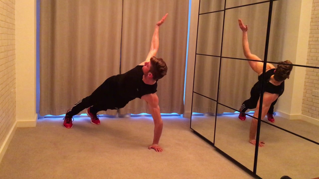 plank T rotation - YouTube