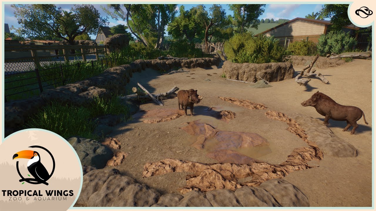 Planet Zoo | New Warthog Wallow | Adventure Africa Build Part 1 ...