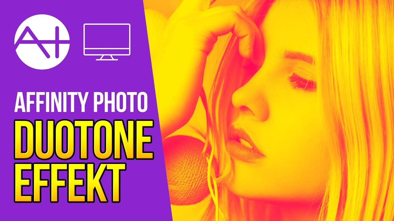 Wie erstellt man einen Duotone Effekt in Affinity Photo - YouTube