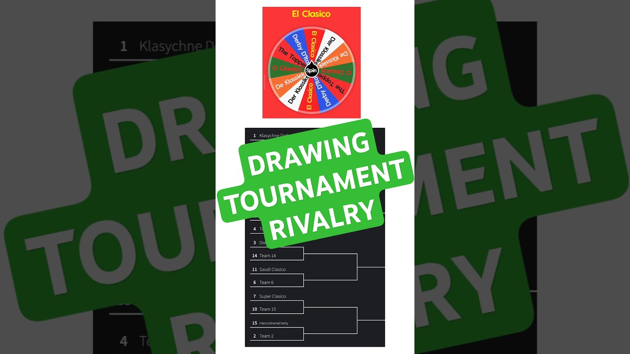 DRAWING TOURNAMENT RIVALRY DI FC 25 - YouTube