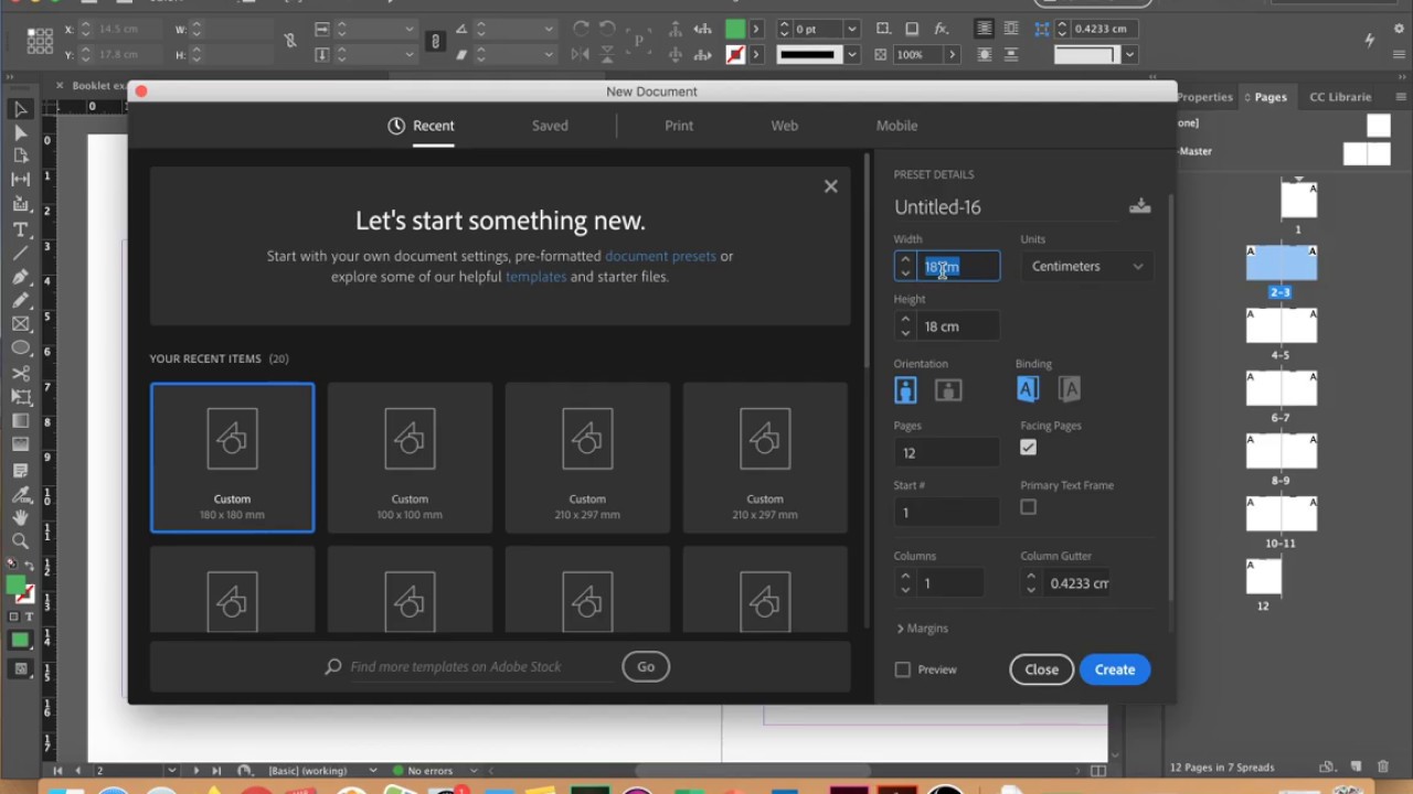 Lesson 2 - Final PIece Booklet in InDesign - YouTube