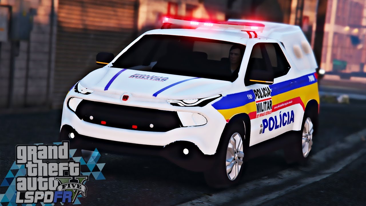 EM RONDA COM VIATURA FIAT TORO - PMMG - GTA V Rotina Policial - GTA V ...
