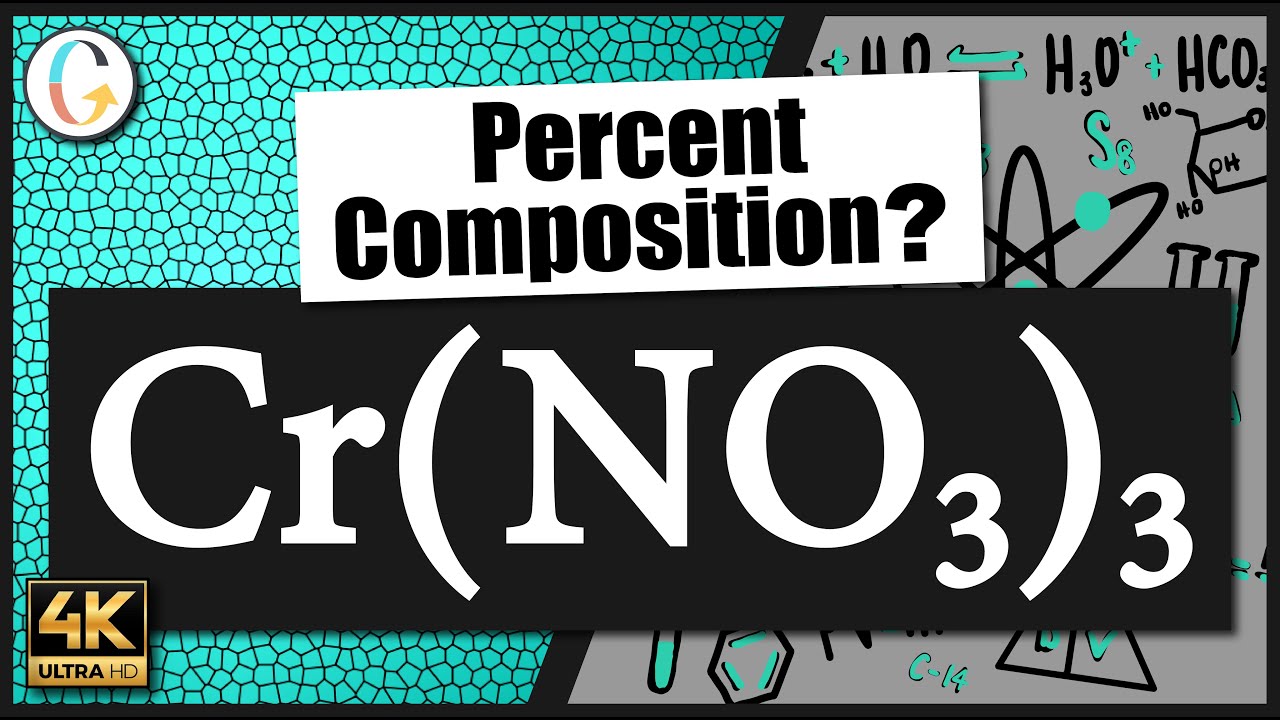 How To Find The Percent Composition Of Cr NO3 3 Chromium III Nitrate How To Find The Percent Composition Of Cr NO3 3 Chromium III Nitrate