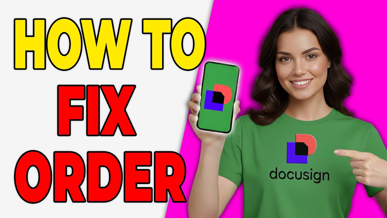 How To Fix DocuSign Signing Order Issues [Quick Setup 2026] - YouTube