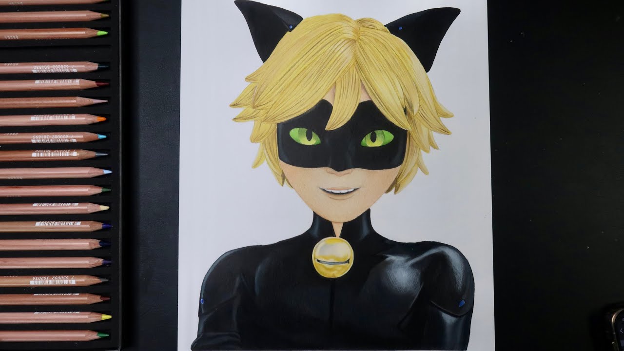 Drawing Miraculous Ladybug - Cat Noir/Chat Noir - YouTube