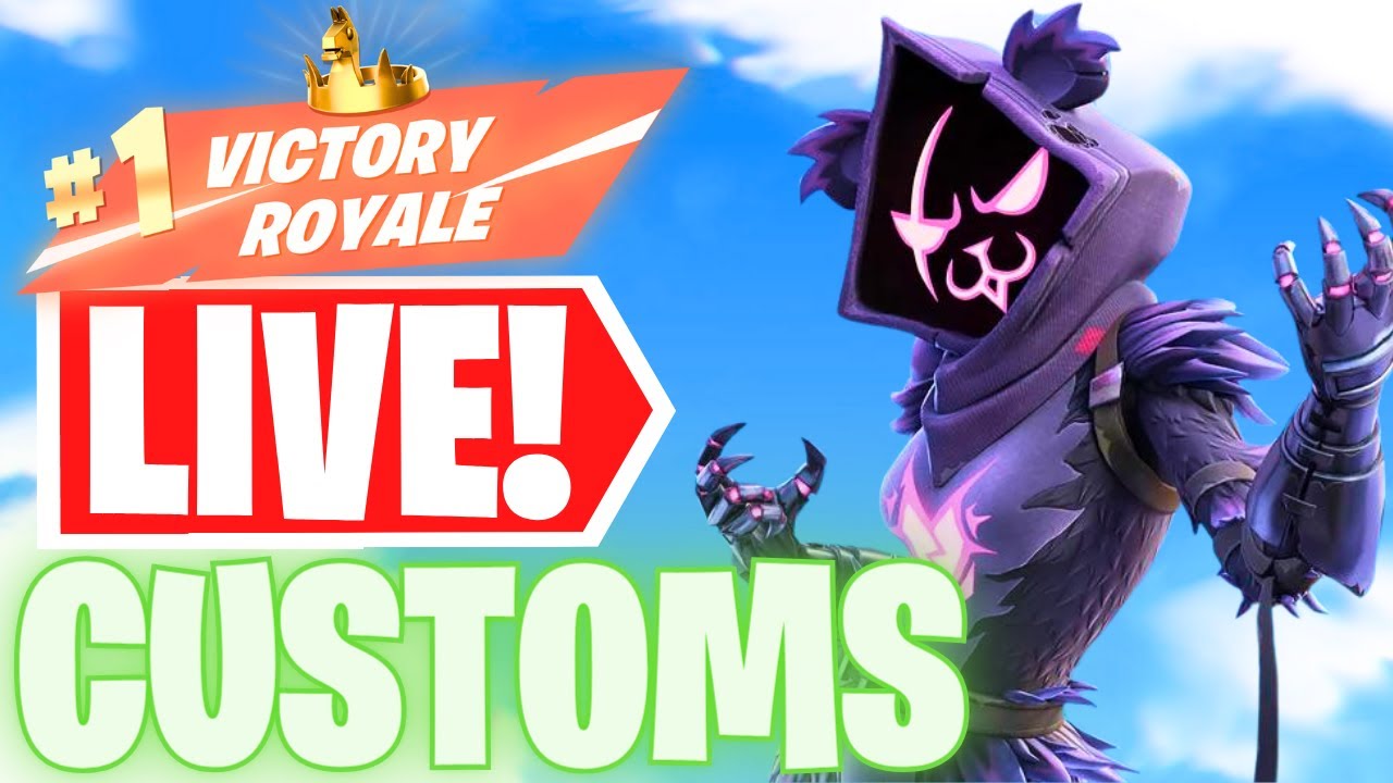 🔴 LIVE Fortnite *CUSTOMS* With Viewers! 🥳 (Solos, Duos & Trios) - YouTube