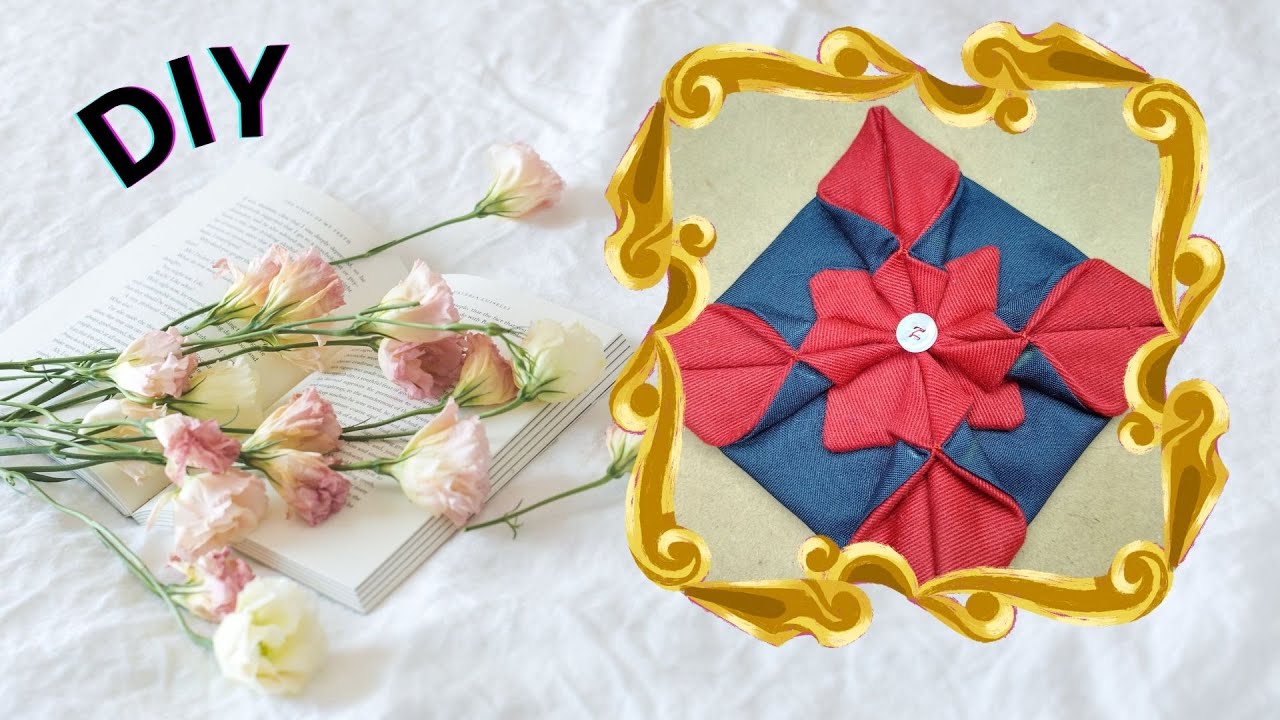 [Diseño] ORIGAMI 💰👌en #TELA hermoso fácil de hacer. Ideal para tus ...
