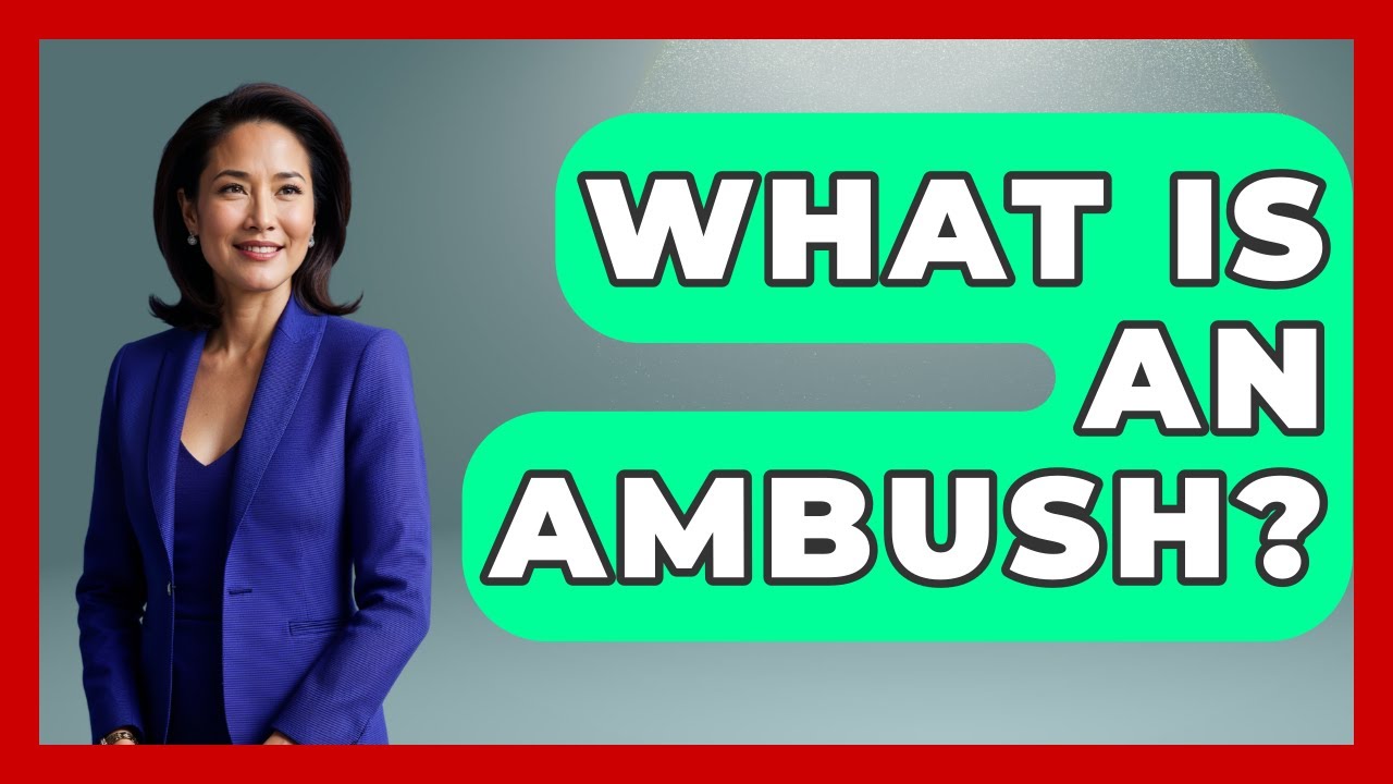 What Is An Ambush? - Tactical Warfare Experts - YouTube