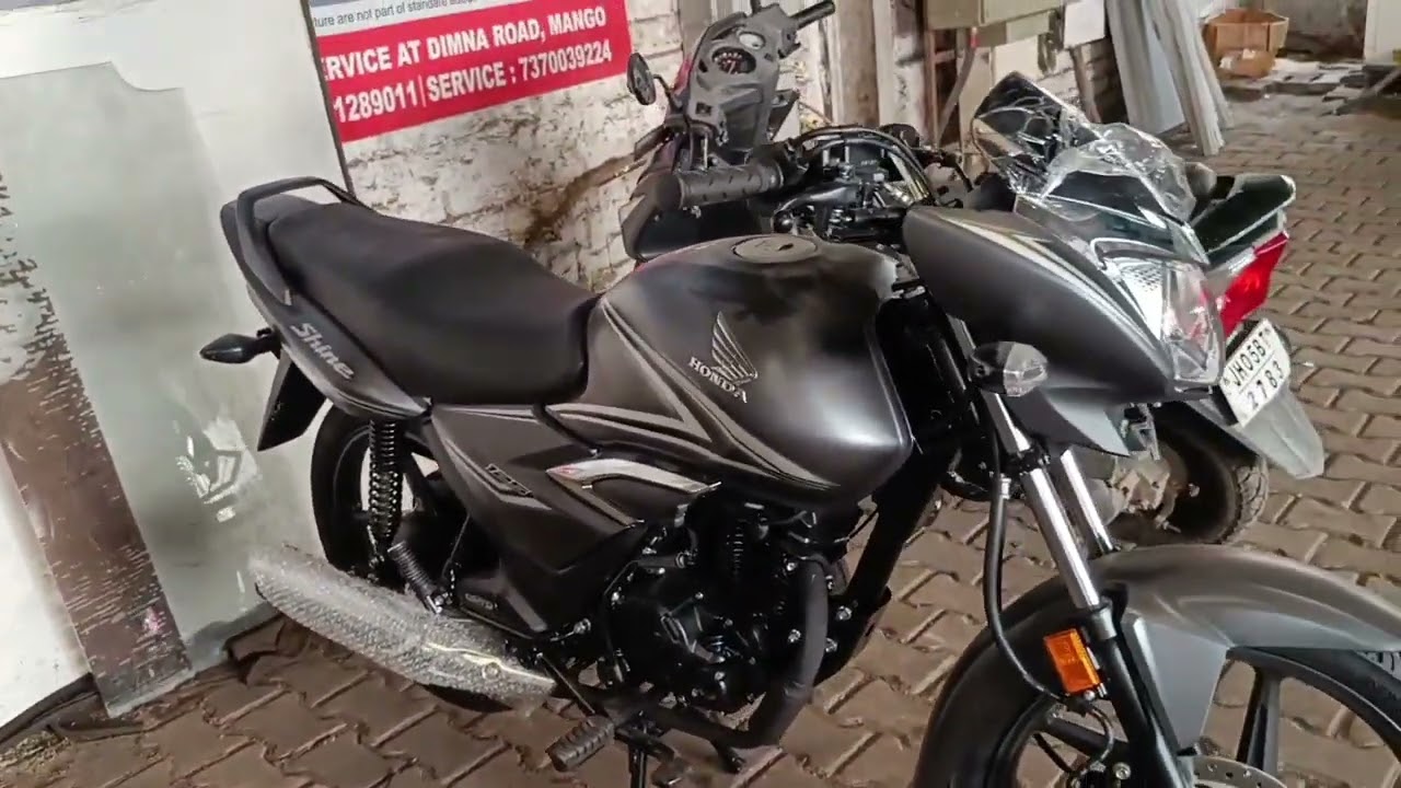 Honda Shine Bike Grey Colour