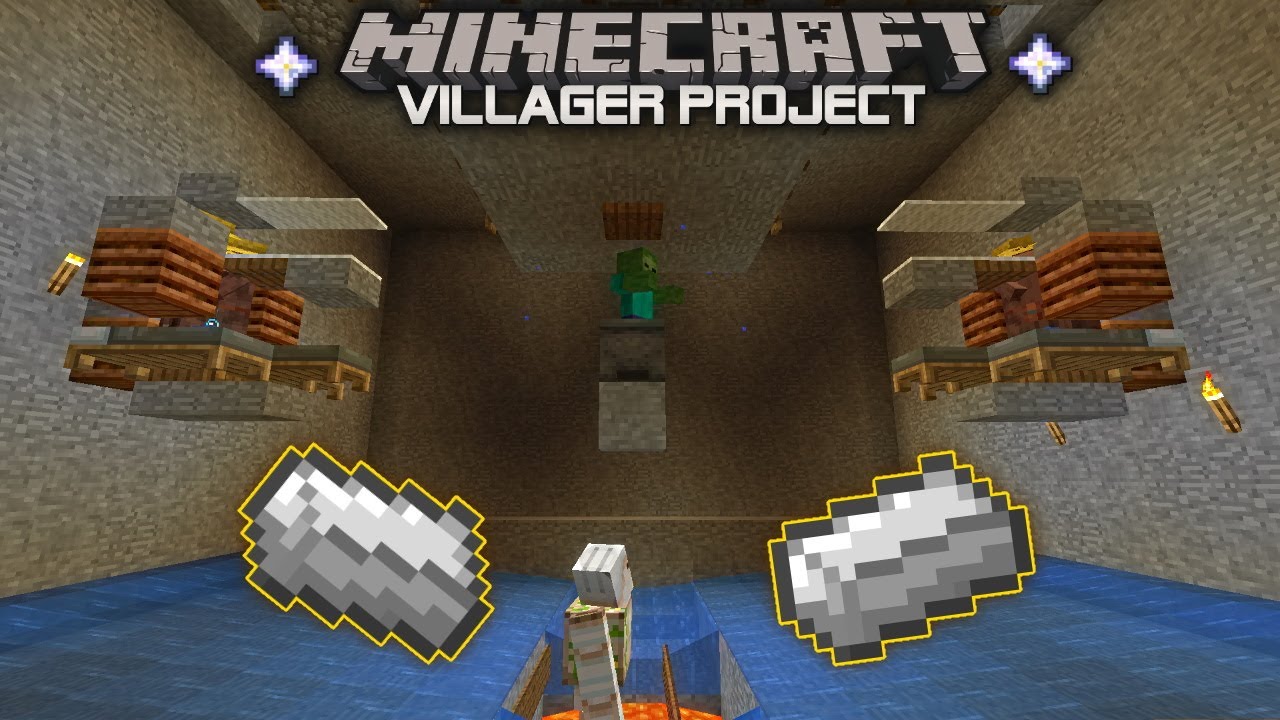 An Iron Farm! ~ Let's Play Minecraft 1.15.2 Survival ~ Episode 5 - YouTube