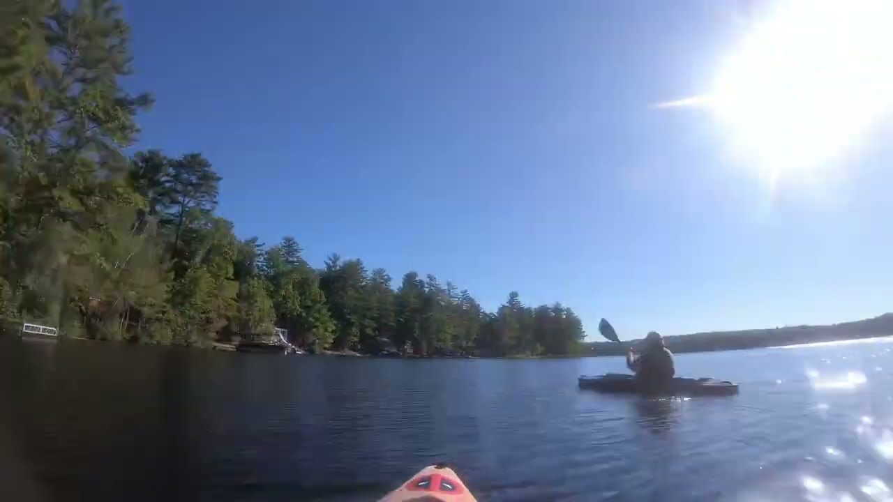 First Kyack adventure on little Sebago Lake-Maine, USA 2024 - YouTube
