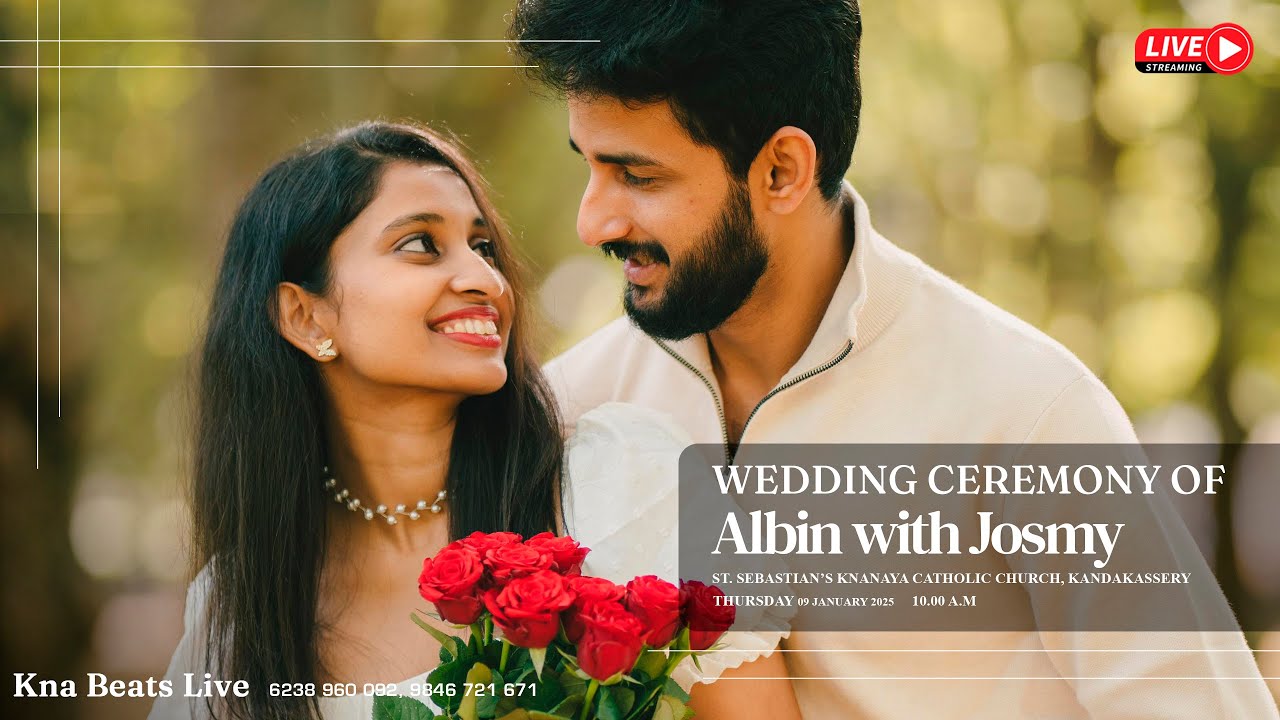 WEDDING CEREMONY | ALBIN WEDS JOSMY | 9-1-2025 | ST. SEBASTIAN KNANAYA ...