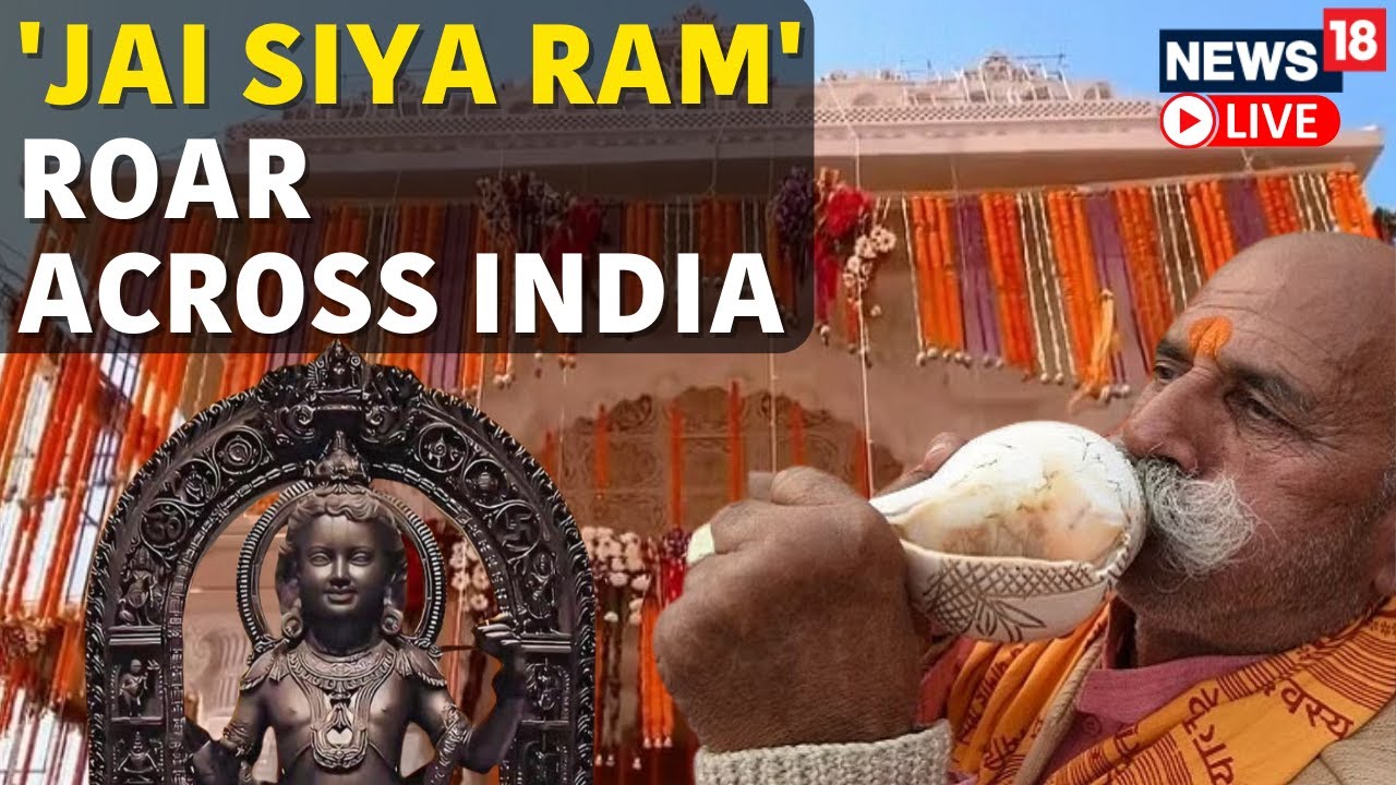 Ram Mandir Ayodhya LIVE | Ayodhya All Decked Up For Ram Mandir Pran ...