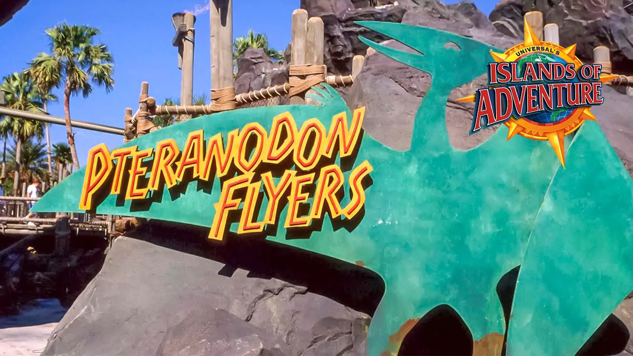 Pteranodon Flyers On Ride POV at Universal Studios Islands Of Adventure ...
