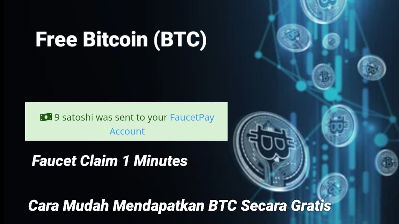 Free Bitcoin (BTC) Claim 1 Minutes // Cara mudah mendapatkan BTC Secara ...