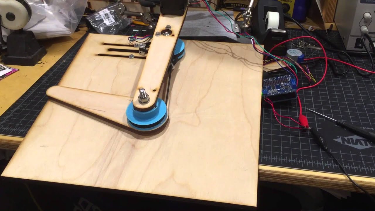 Motion from 2 DoF arm - YouTube