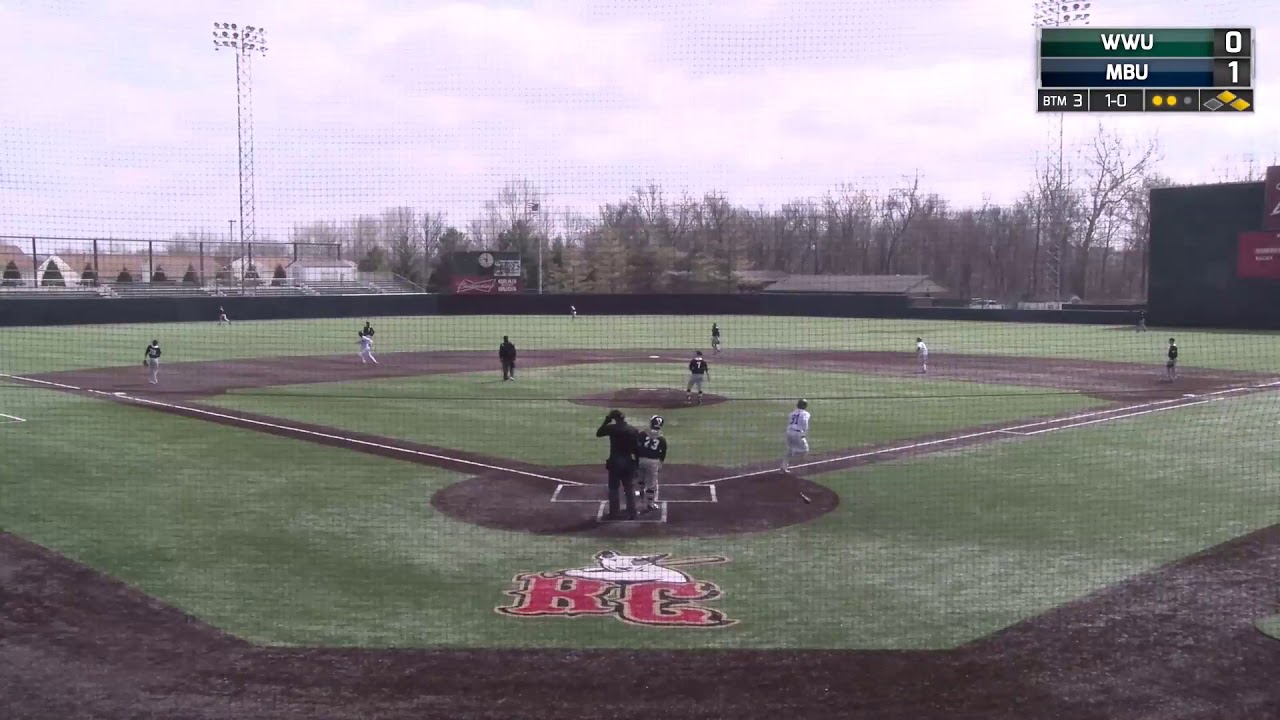 MBU Baseball: Adrian Gutierrez Home Run - YouTube