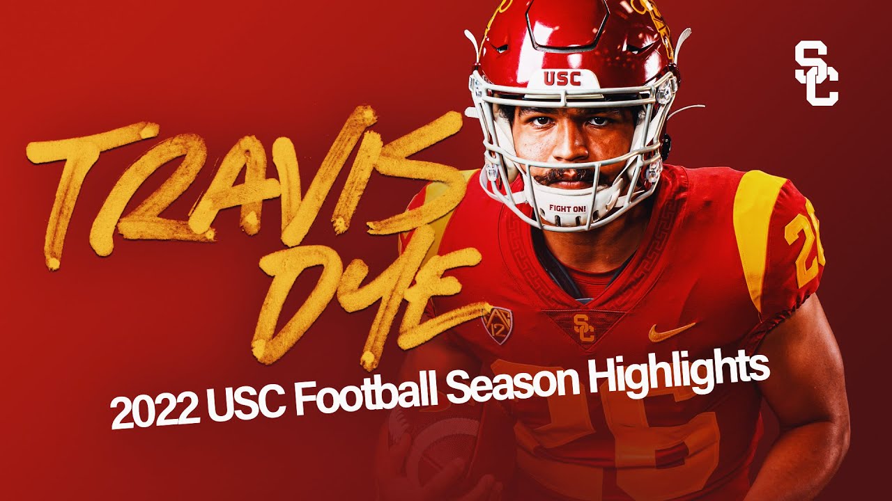 Travis Dye 2022 USC Football Highlights - YouTube