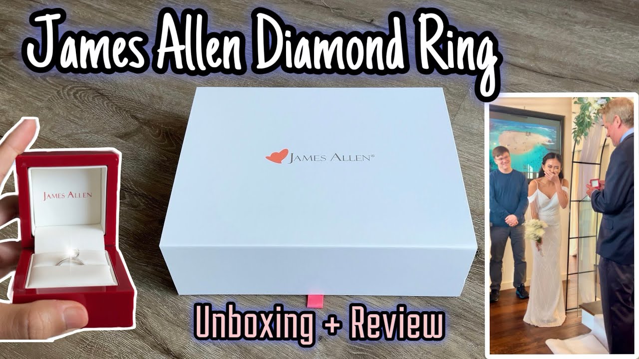 JAMES ALLEN DIAMOND RING: Unboxing + Review - YouTube