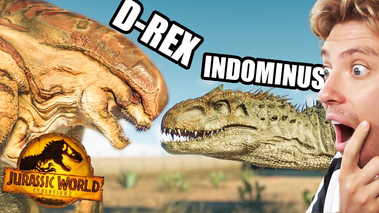 Modified D-Rex vs Dinosaurs with MAX STRENGTH - YouTube