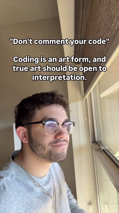 Don’t Comment Your Code - YouTube