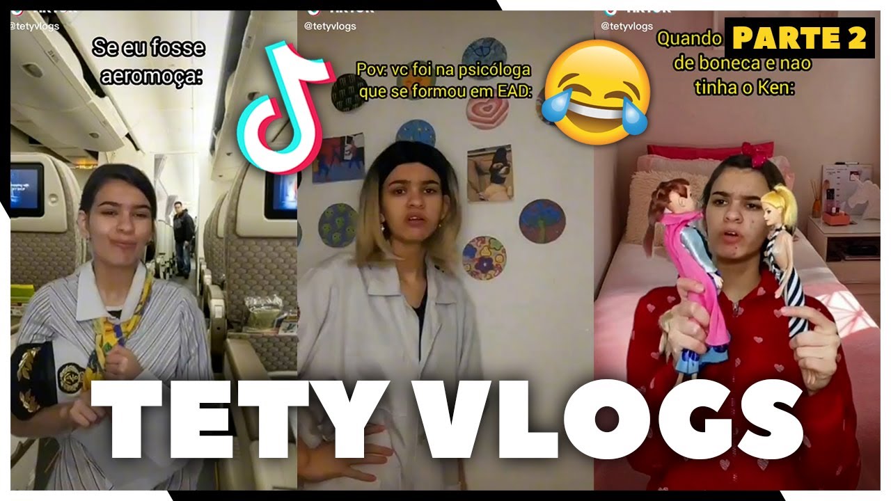 Os TIKTOK Mais HILÁRIOS e ENGRAÇADO do TETY VLOGS ( @Tety Vlogs ...