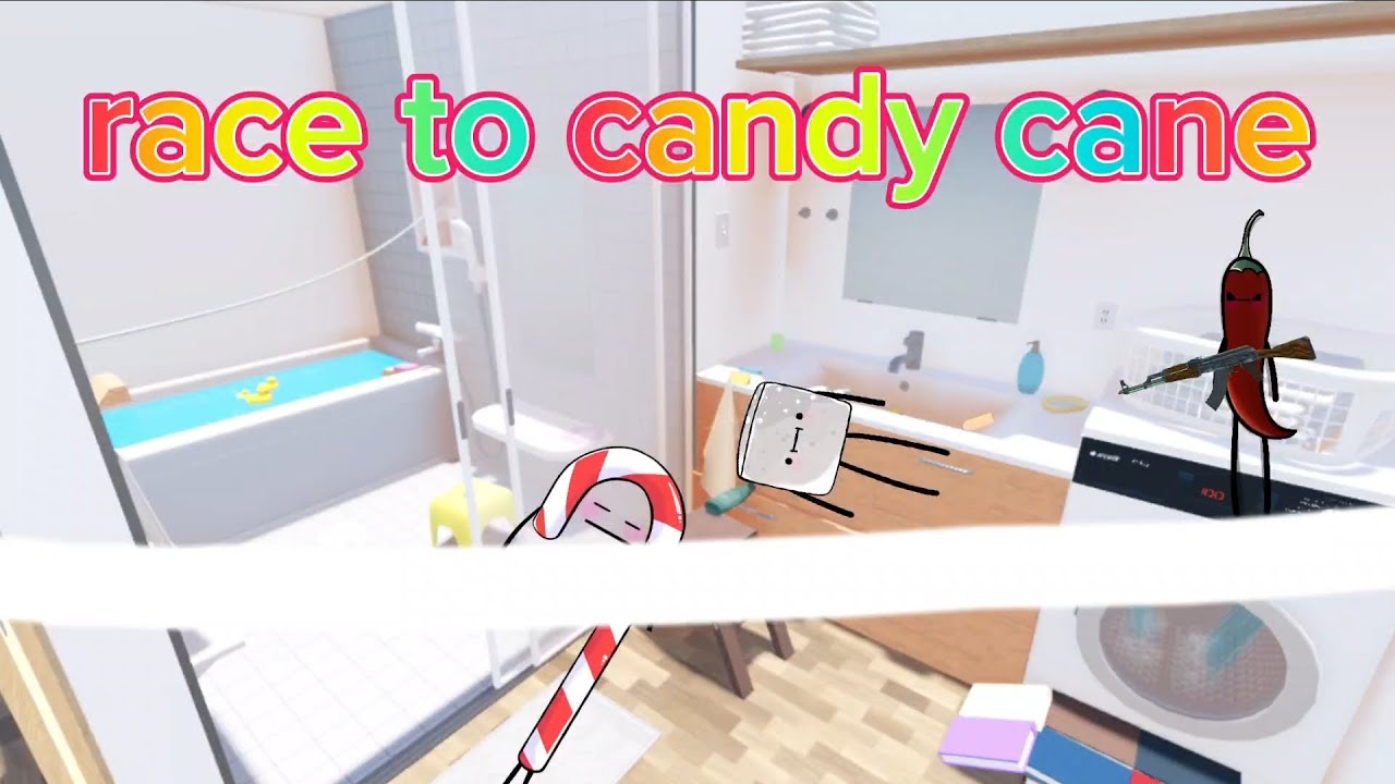 Race to candy cane in secret staycation #roblox #secretstaycation - YouTube