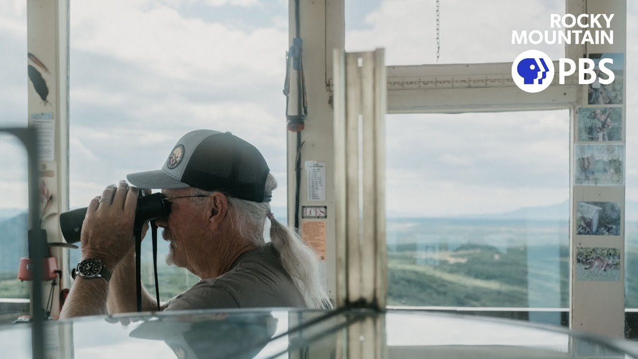 Life atop a Colorado fire lookout - YouTube