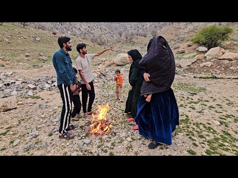 Afshin's serious decision to buy sheep; Visiting the possible location of the family migration⛺🐑