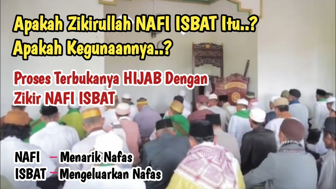 Apakah Zikir NAFI ISBAT Itu & Apakah Kegunaannya..? - YouTube
