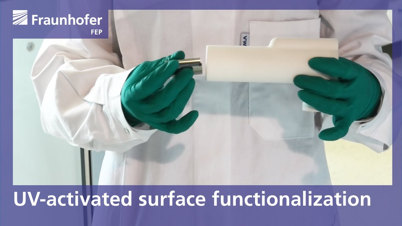 UV-activated surface funcionalization for hygiene applications ...
