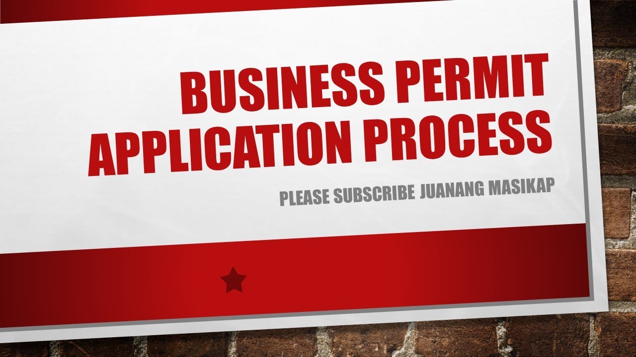 Business Permit Application Process (New)#Business - YouTube