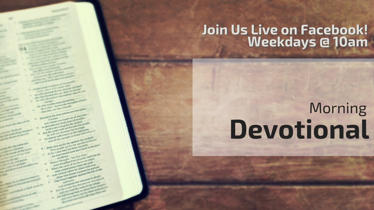 May 20, 2020 Morning Devotional - YouTube