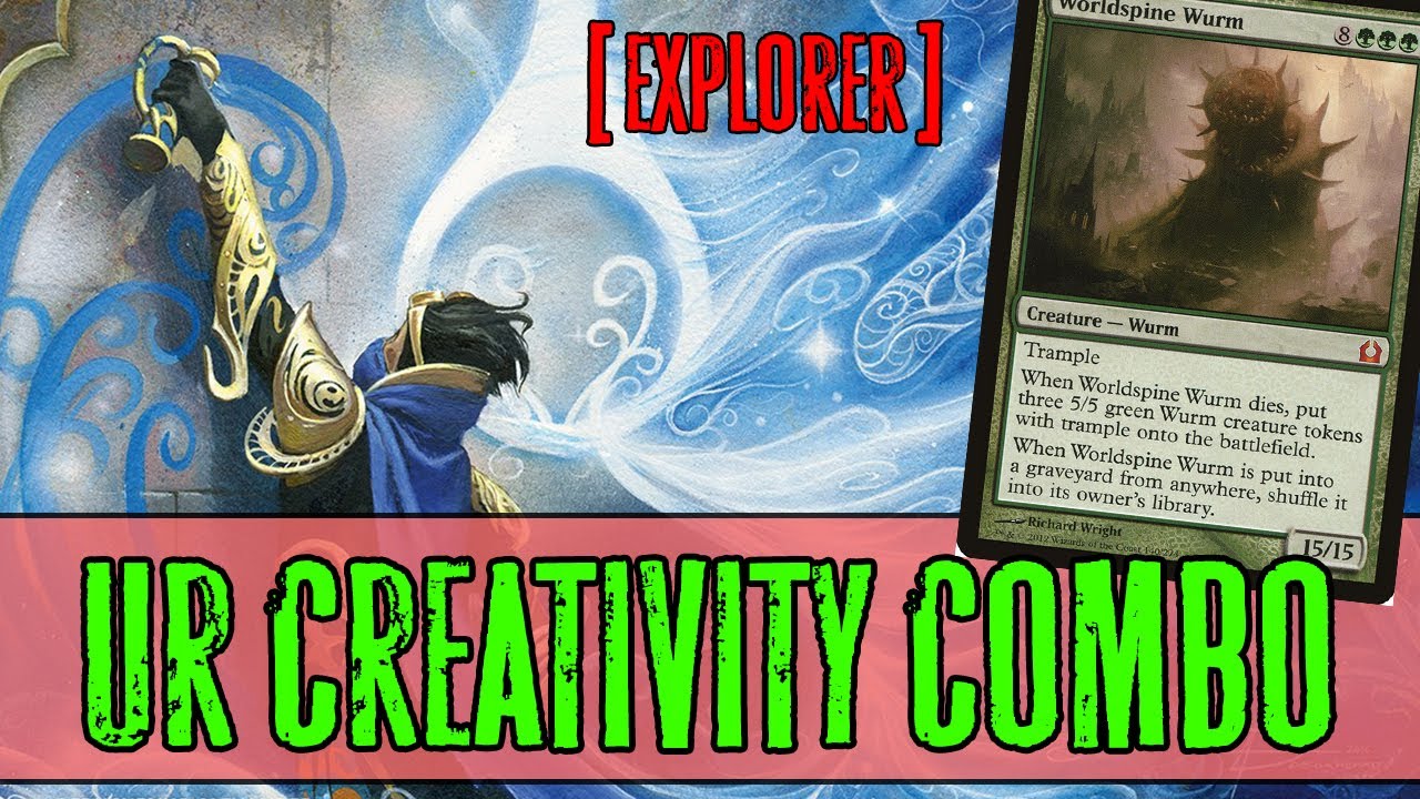 Очень ТВОРЧЕСКАЯ КОЛОДА! MTG Arena UR Creativity COMBO Explorer DECK ...