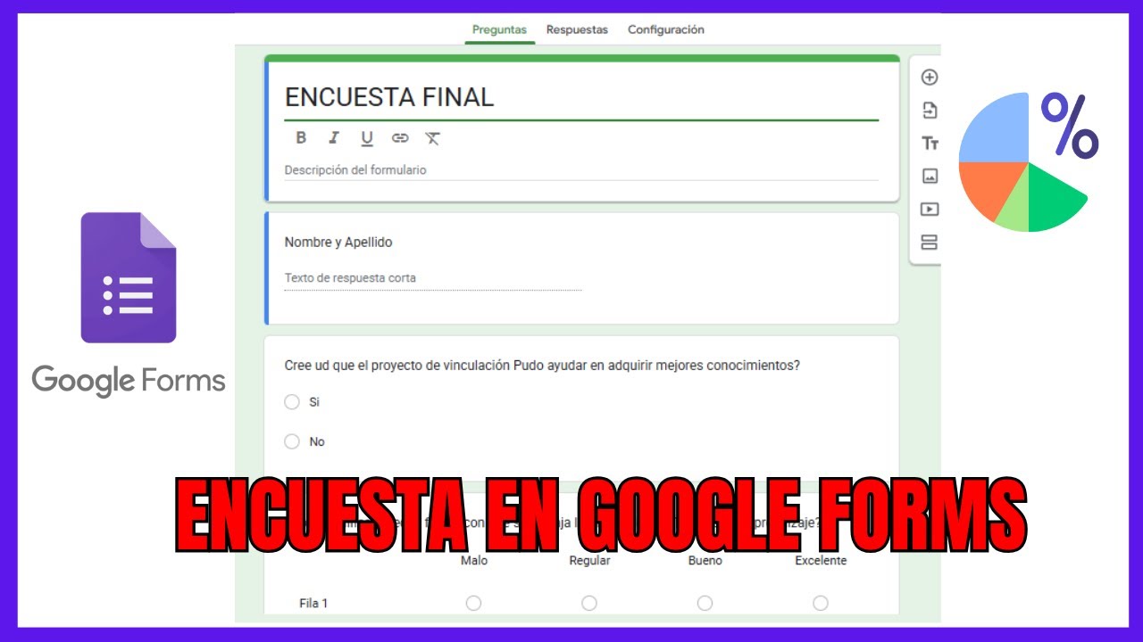 Como hacer una ENCUESTA en GOOGLE FORMS 🤓👉📋 2025 | Paso a Paso - YouTube