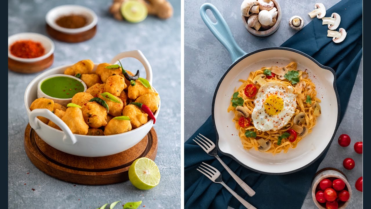 How to use Natural Light in Food Photography | Direct Light vs Diffused ...