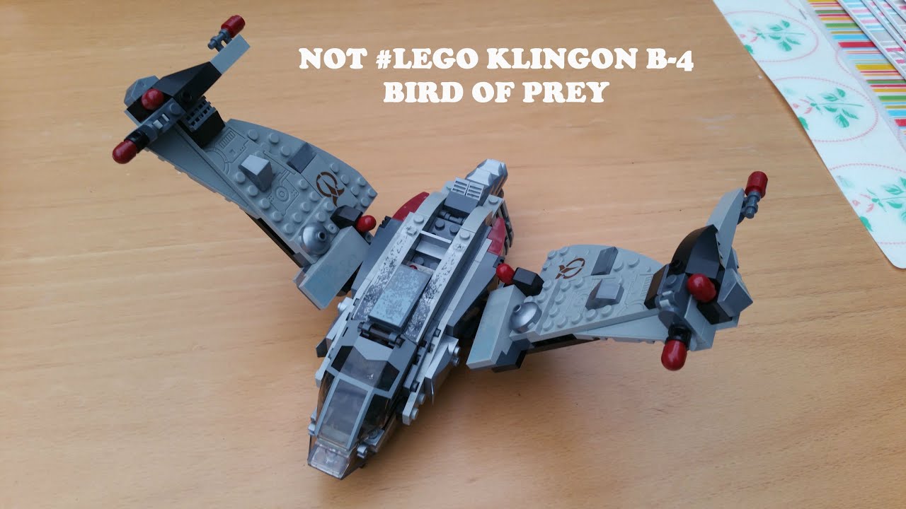 Not LEGO Klingon D-4 Bird of Prey Star Trek Into Darkness Review - YouTube