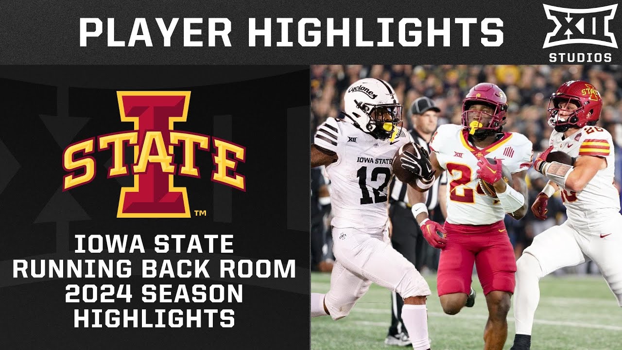 Iowa State 3-Headed Monster RB Room Season Highlights - YouTube