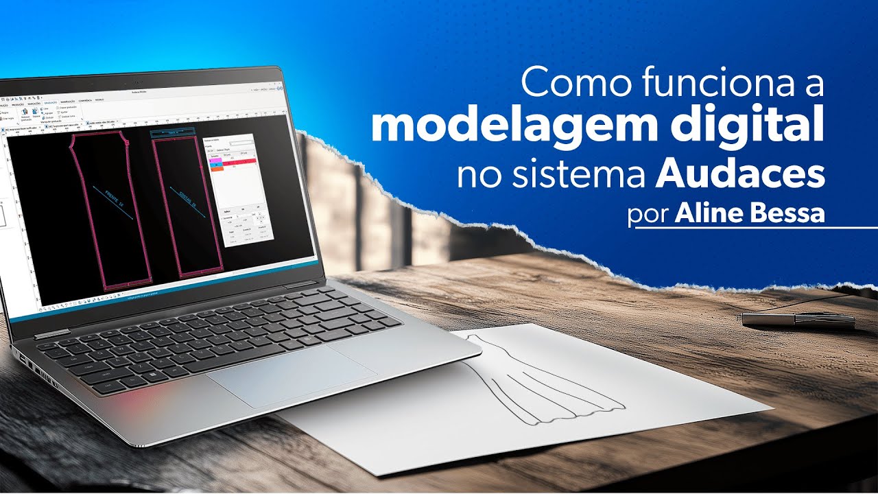 Como funciona a MODELAGEM DIGITAL no sistema Audaces por @bessaaline ...