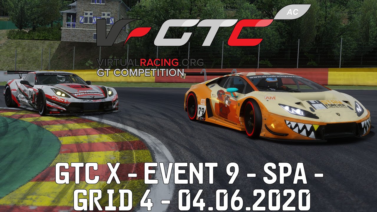 GTCX by VRL | Event 9 | Grid 4 | Spa - Endurance | 04.06.2020 | VR ...